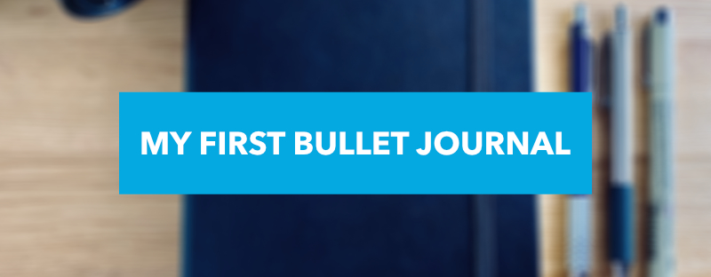 My First Bullet Journal – Craig Bergonzoni's Blog
