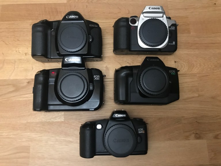 My EOS Film Camera Collection – Craig Bergonzoni's Blog